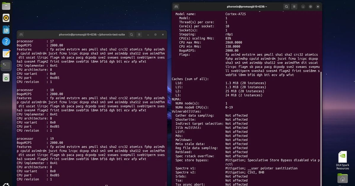 NVIDIA GB10 Arm CPU Benchmarks: Dell Pro Max vs. AMD Ryzen AI Max+ ...